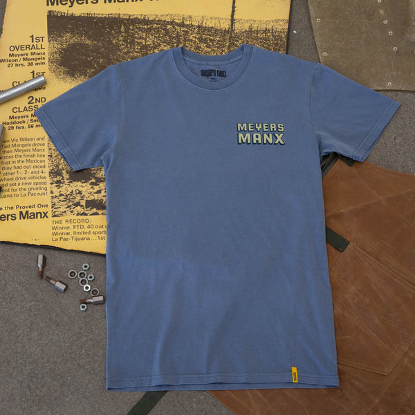 "Sand Sold Separately" Tee - Washed Blue - Meyers Manx