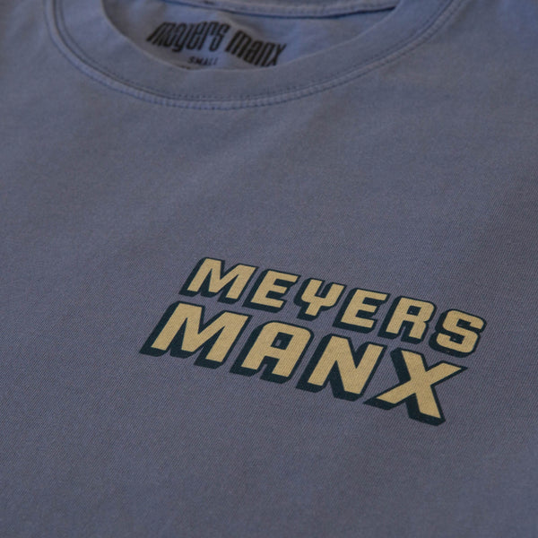 "Sand Sold Separately" Tee - Washed Blue - Meyers Manx